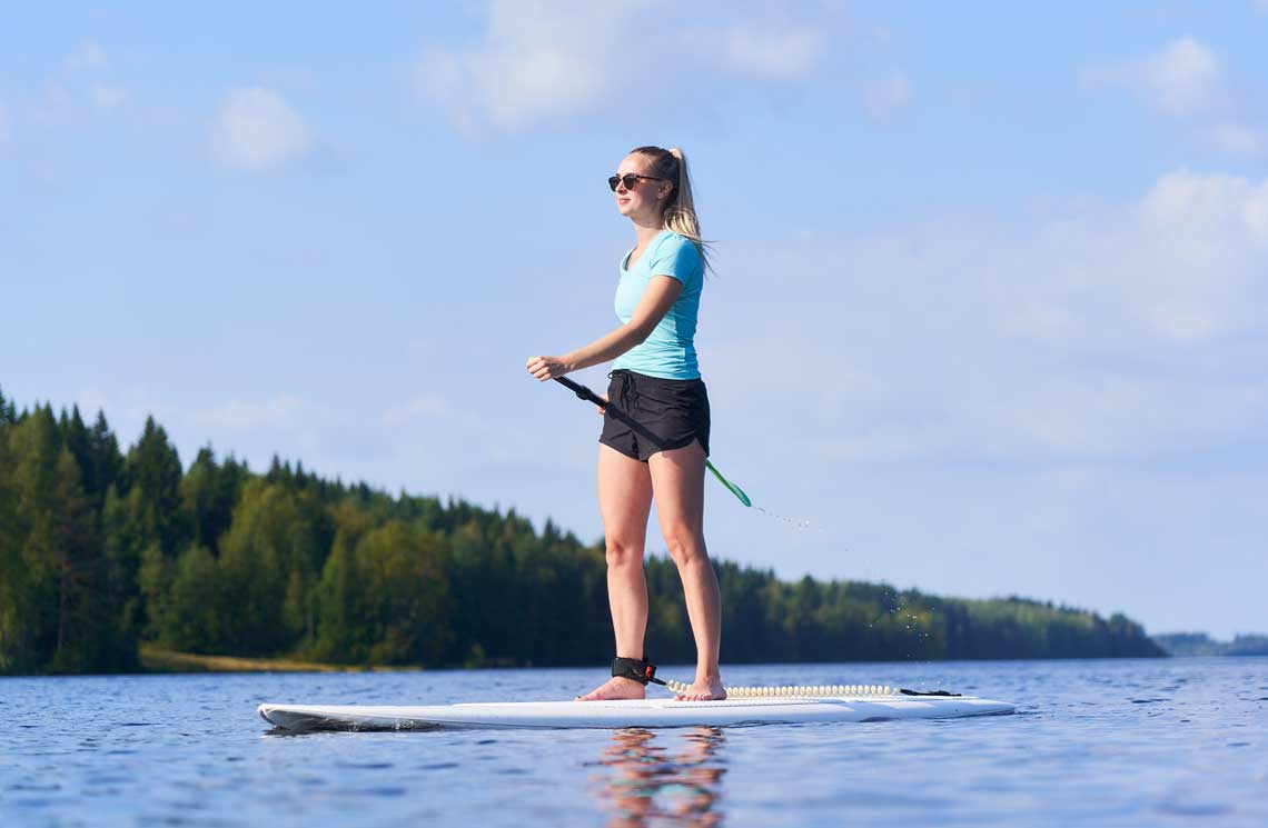 SUP boarding in Kuopio and Tahko
